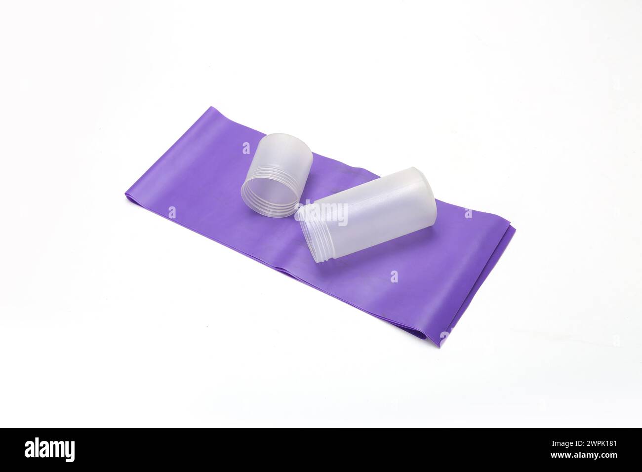 rubber Resistance Loop Bands for Stretching workouts Stock Photo - Alamy