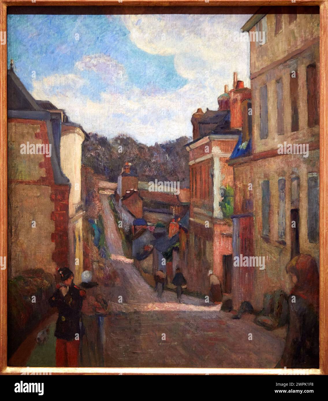 "Rue Jouvenet in Rouen", 1884, Paul Gauguin (1848-1903), Thyssen ...