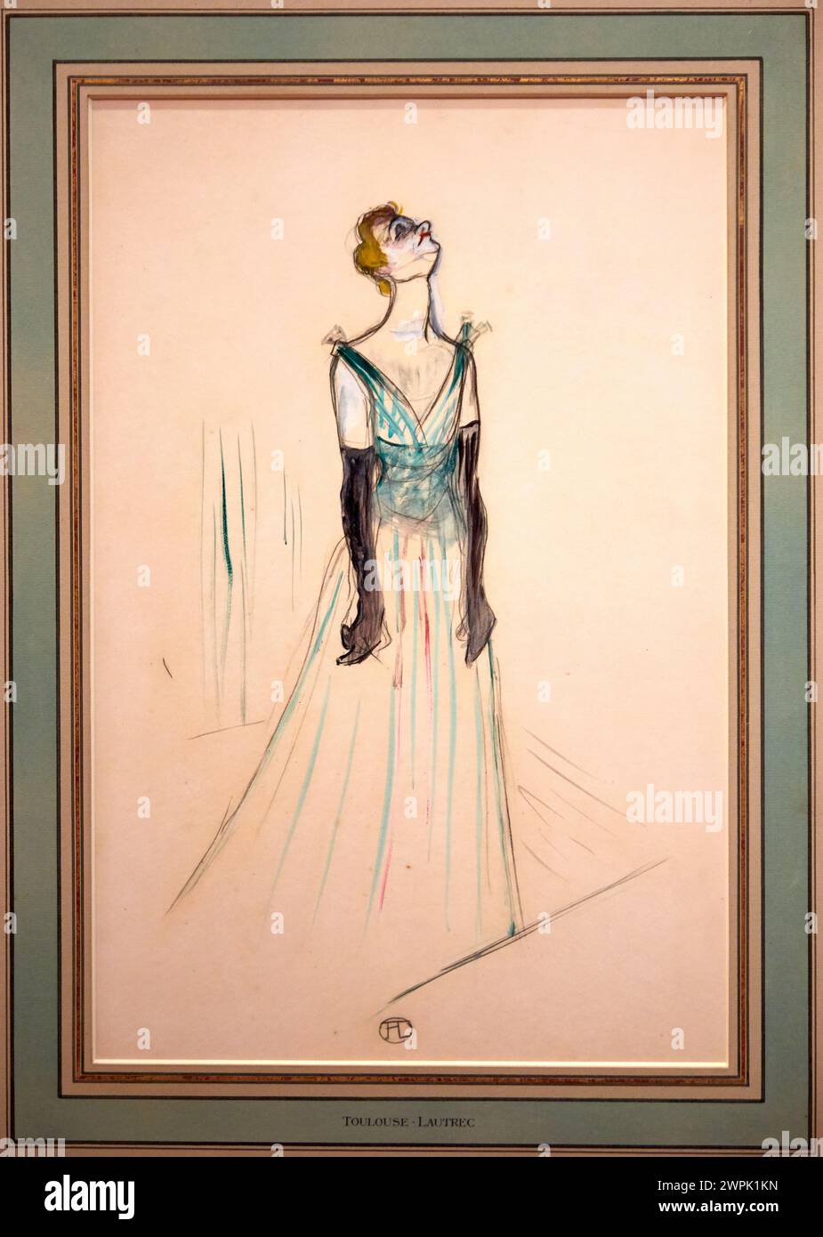 "Ivette Guilbert", 1893, Henri de Toulouse-Lautrec (1864-1901), Thyssen ...