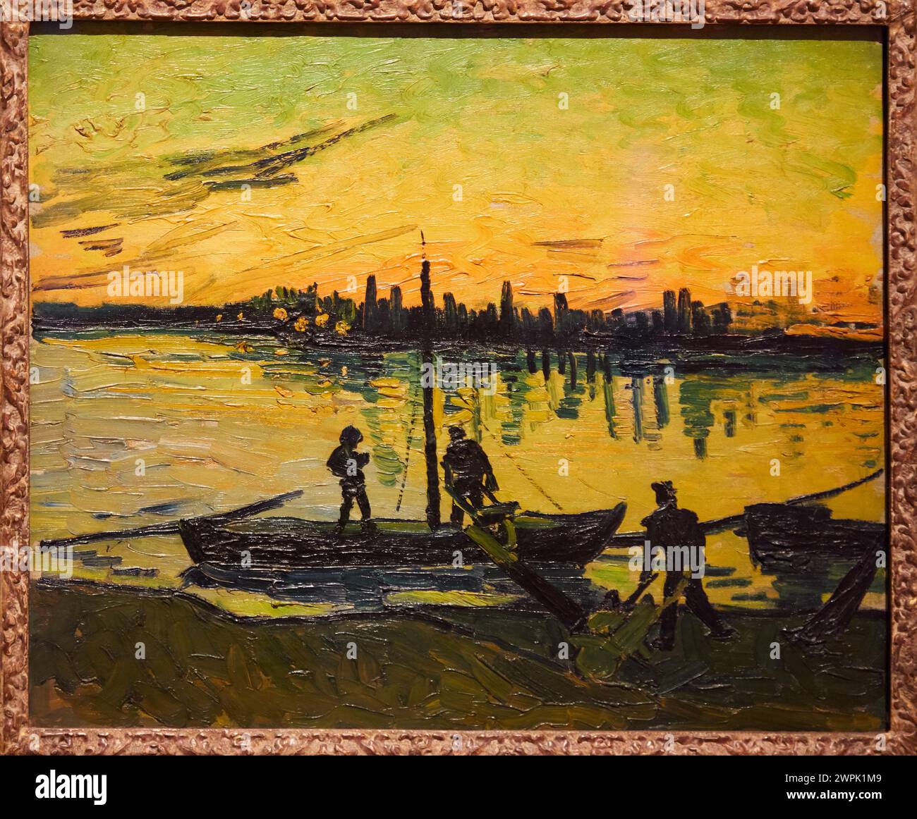 "The Stevedores in Arles", 1888, Vincent van Gogh (1853-1890), Thyssen ...