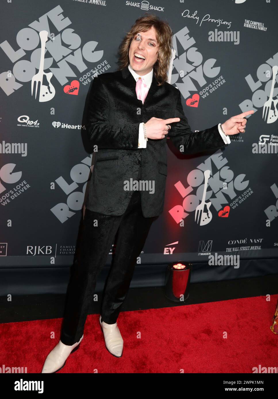 March 7, 2024, New York, New York, USA: Singer LUKE SPILLER from THE ...