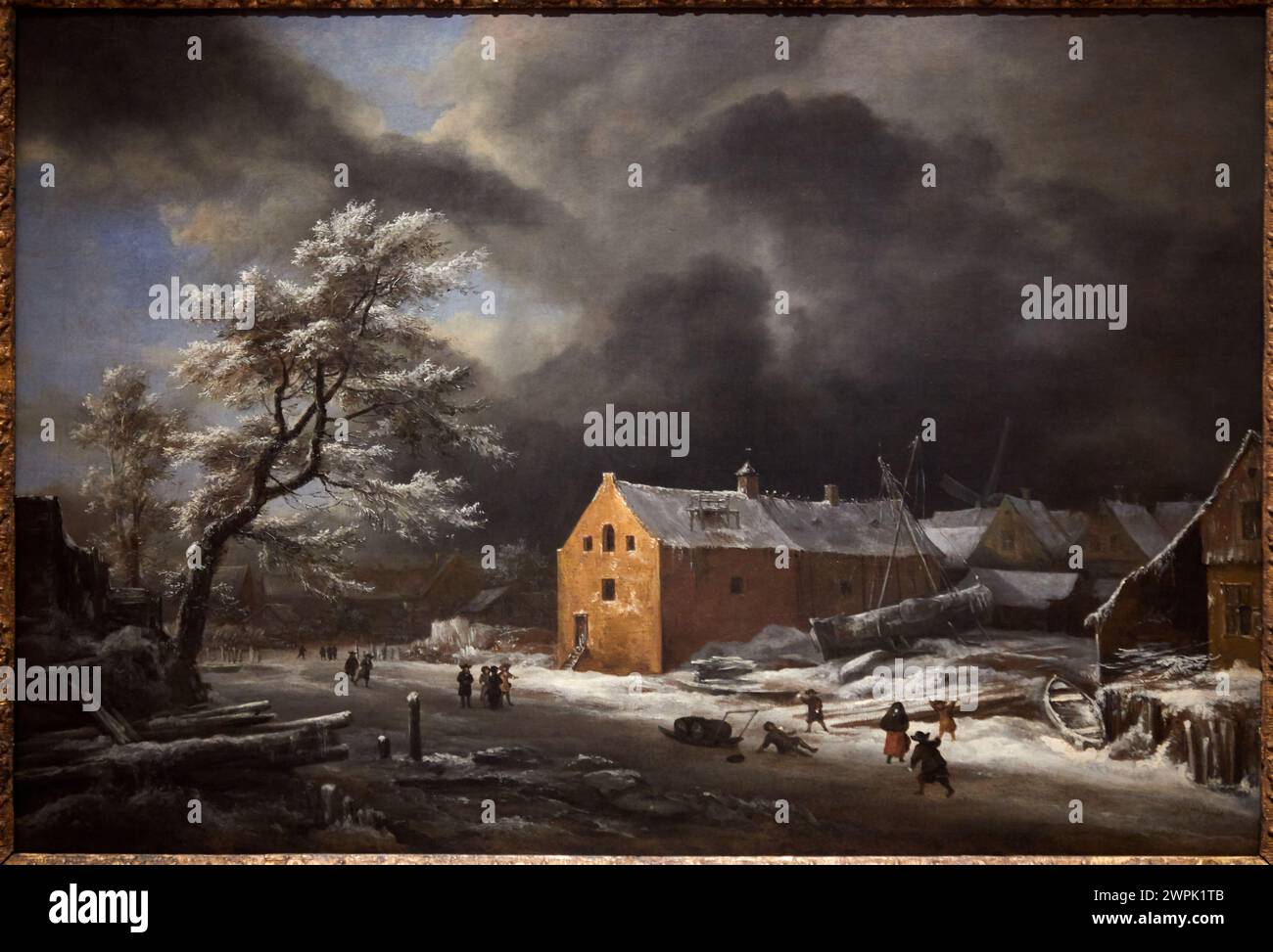 "Winter Landscape", 1670, Jacob Isaaksz. van Ruisdael (Y colaboradores ...
