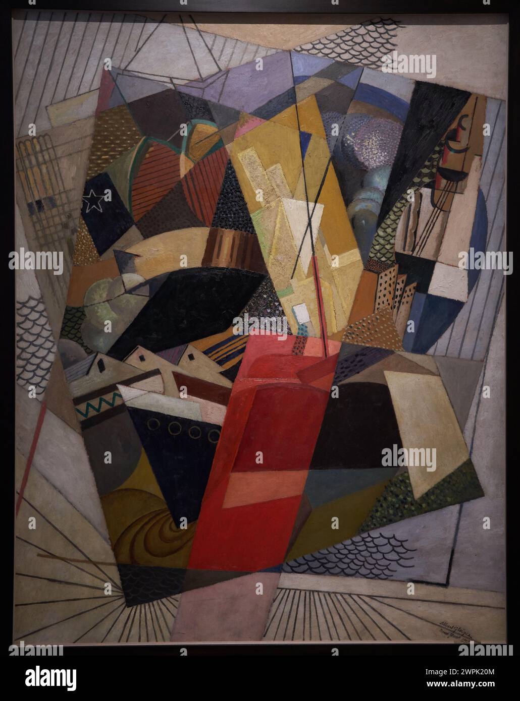 “In Port”, 1917, Albert Gleizes (1881-1953), Thyssen Bornemisza Museum ...