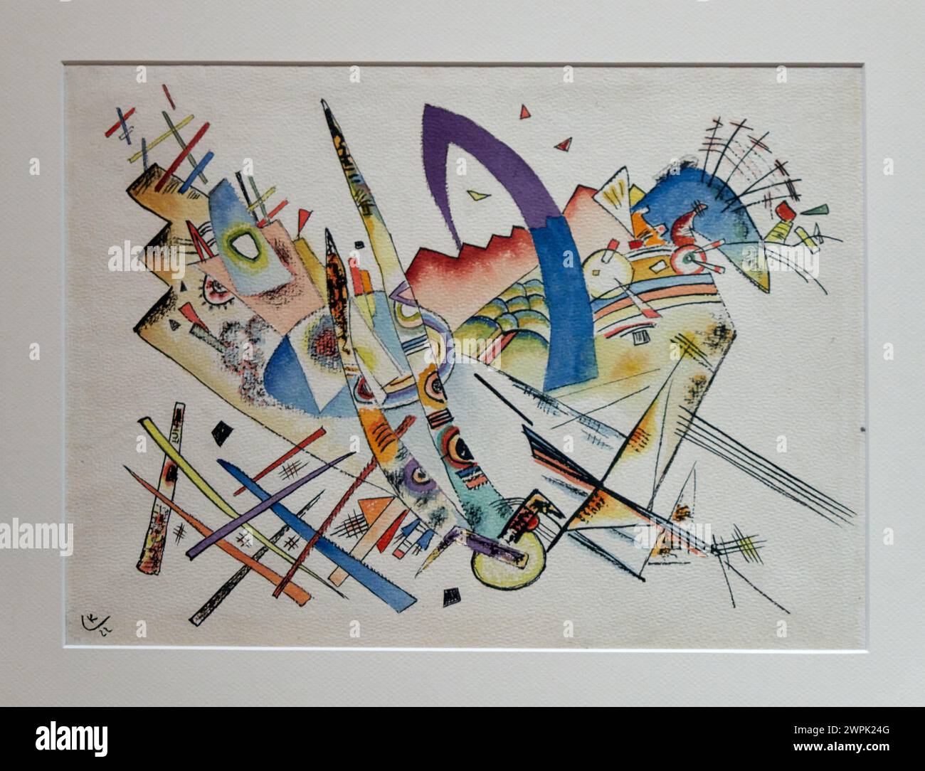 “Untitled”, 1922, Wassily Kandinsky (1866-1944), Thyssen Bornemisza Museum, Madrid, Spain ...