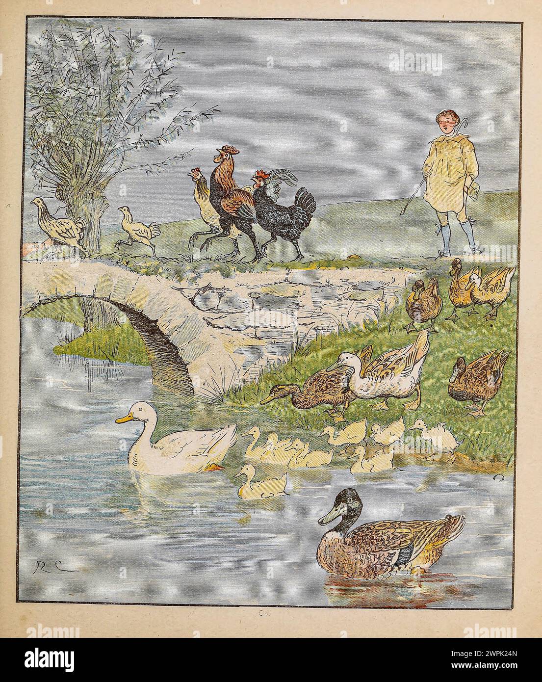 The farmer's boy by Randolph Caldecott Stock Photo - Alamy