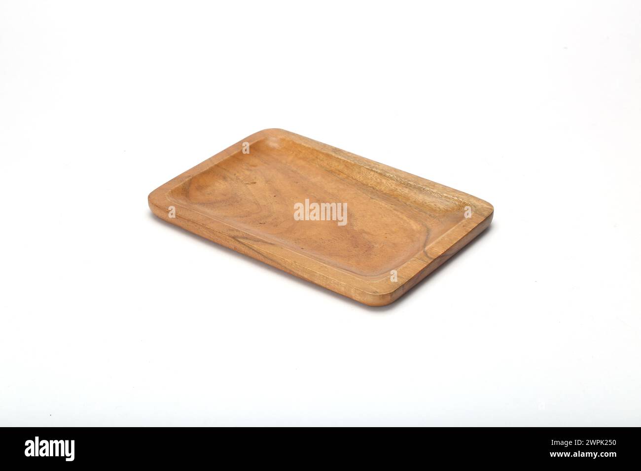 hand crafted wooden kitchen ware isolated on white background Stock ...