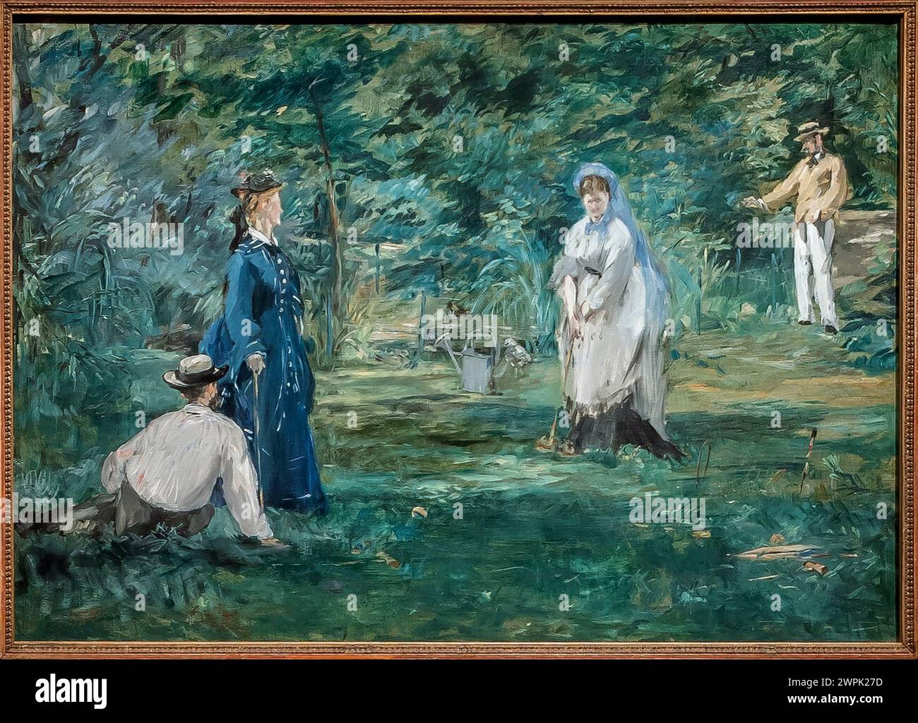“A Game of Croquet”, 1873, Édouard Manet (1832-1883), Thyssen ...