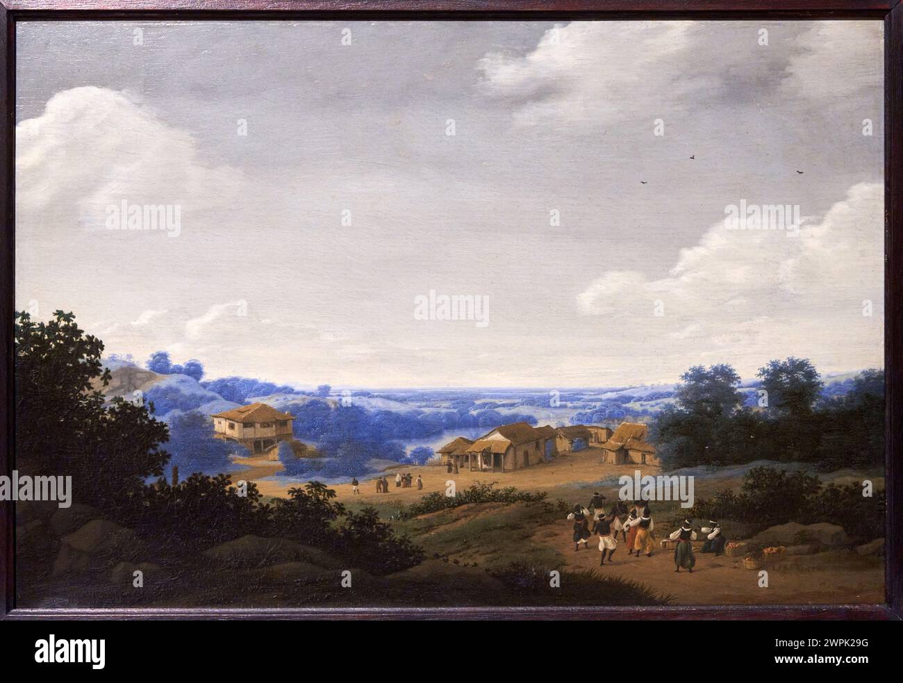 Frans Jansz. Post (Haarlem, 1612-1680), Plantation Settlement in Brazil ...