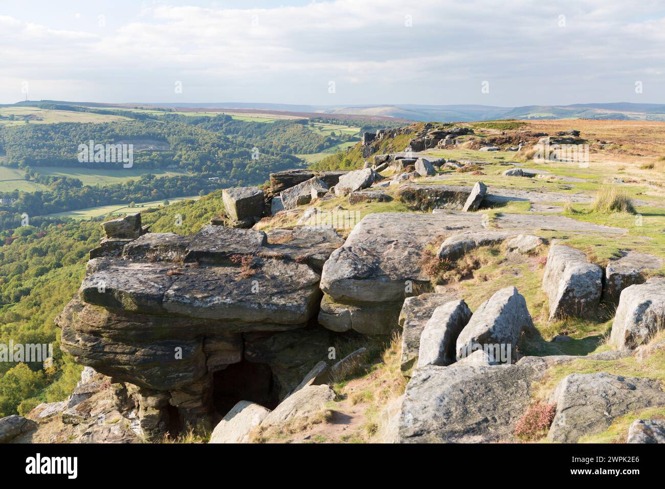 Froggatt edge peak district hi-res stock photography and images - Alamy