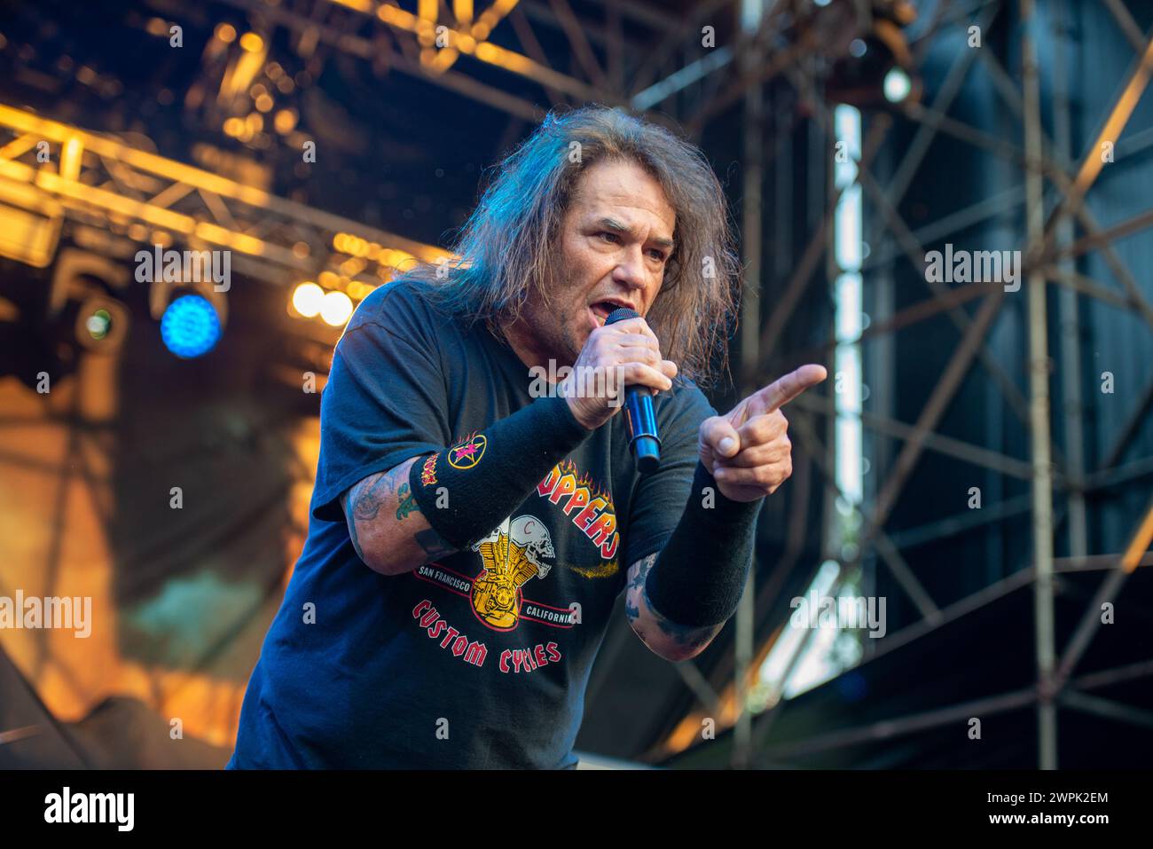 July 17, 2022: Steve "Zetro" Souza - Exodus play a concert at the ...