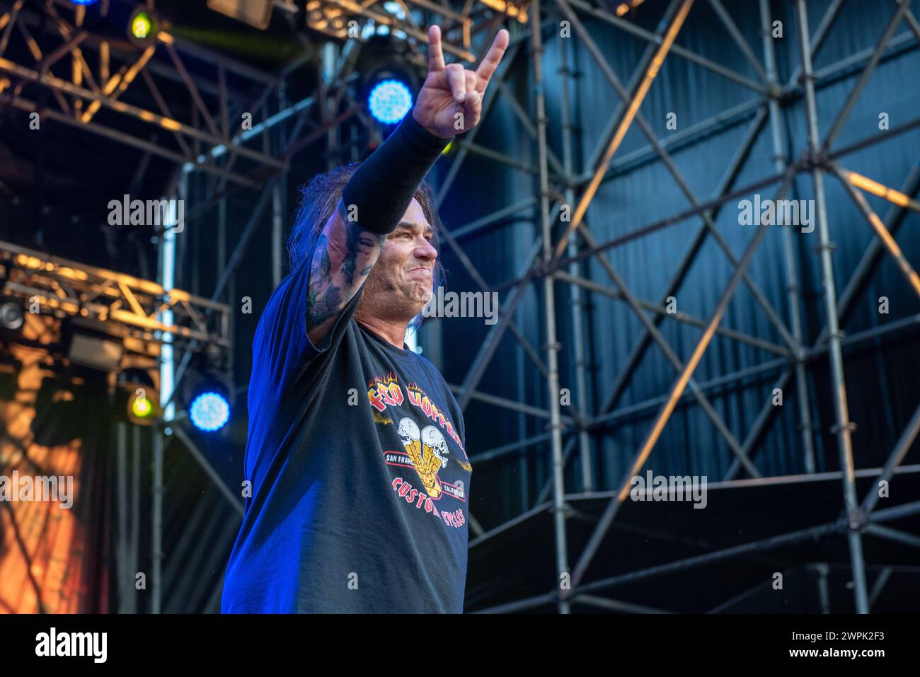 July 17, 2022: Steve "Zetro" Souza - Exodus play a concert at the ...