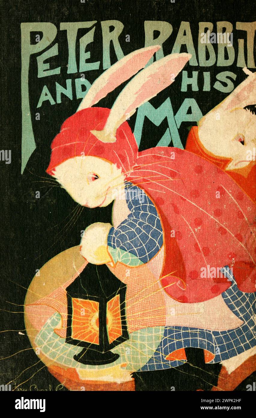 cover Peter Rabbit and his ma by Louise A Field, Illustrated by ...
