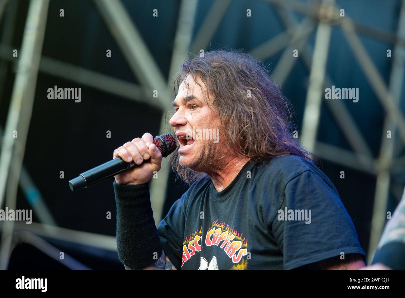 July 17, 2022: Steve "Zetro" Souza - Exodus play a concert at the ...