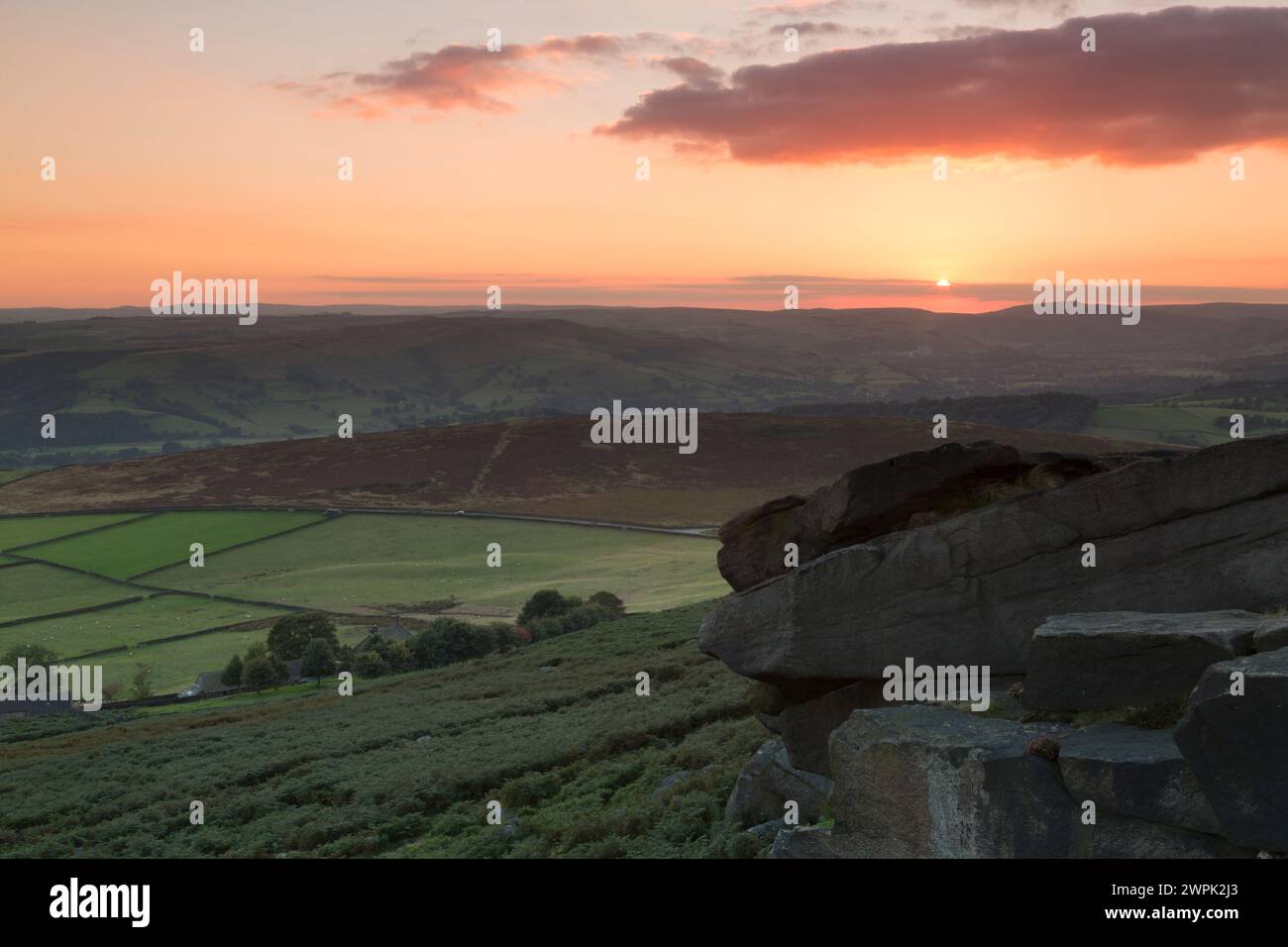 Peak district sunset hi-res stock photography and images - Alamy