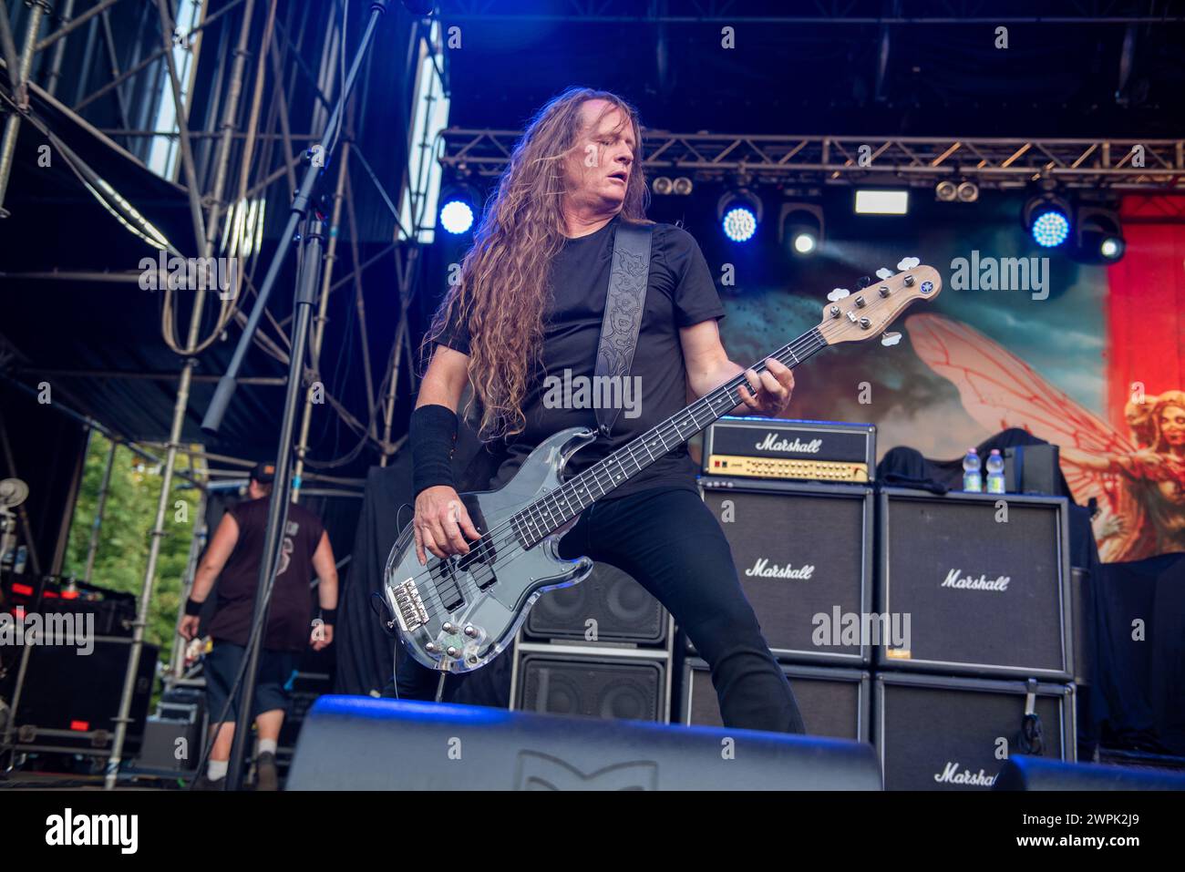 July 17, 2022: Jack Gibson - Exodus play a concert at the Luppolo In Rock festival in Italy ...