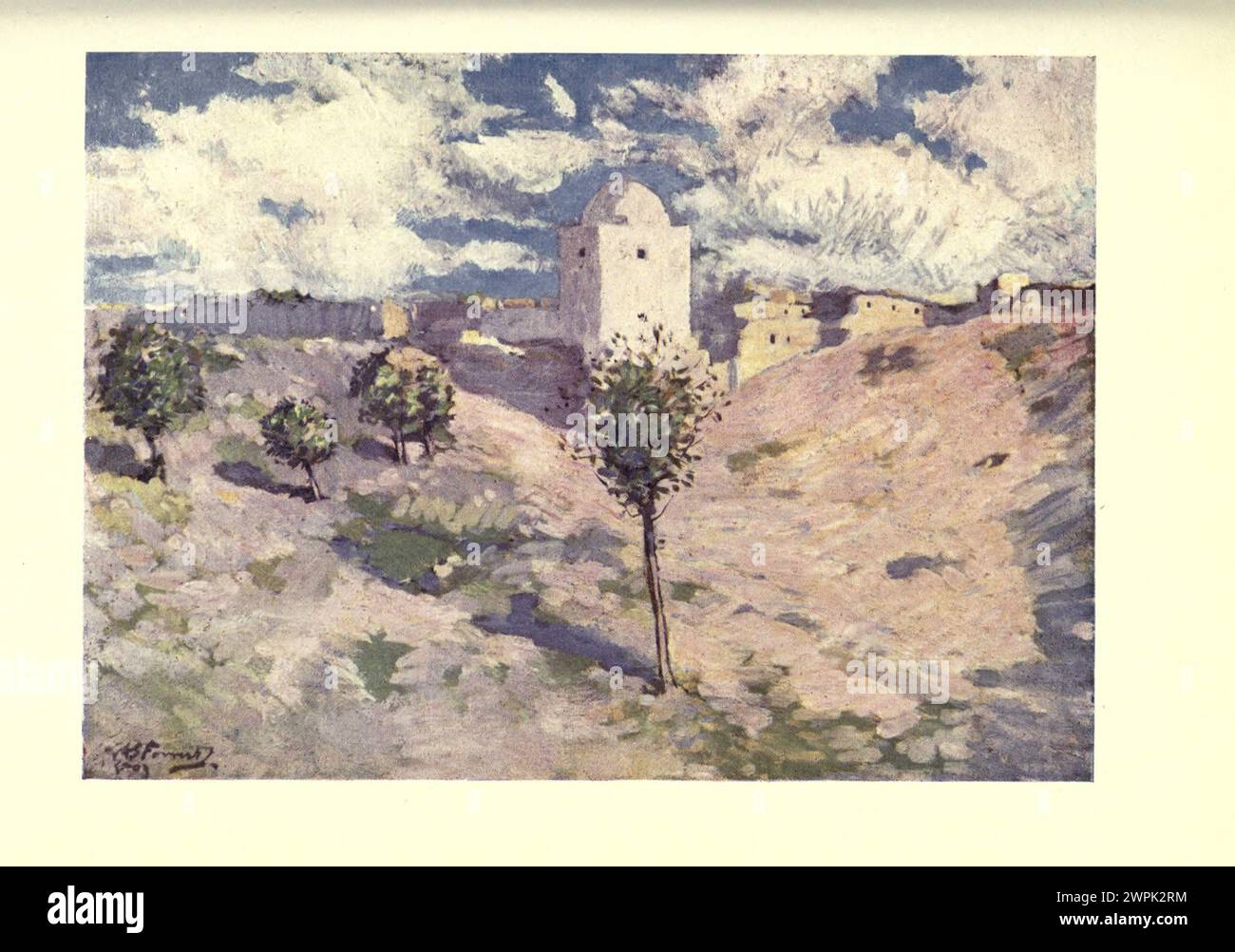 A Saint's Tomb Morocco Painted by A. S. (Archibald Stevenson) Forrest ...