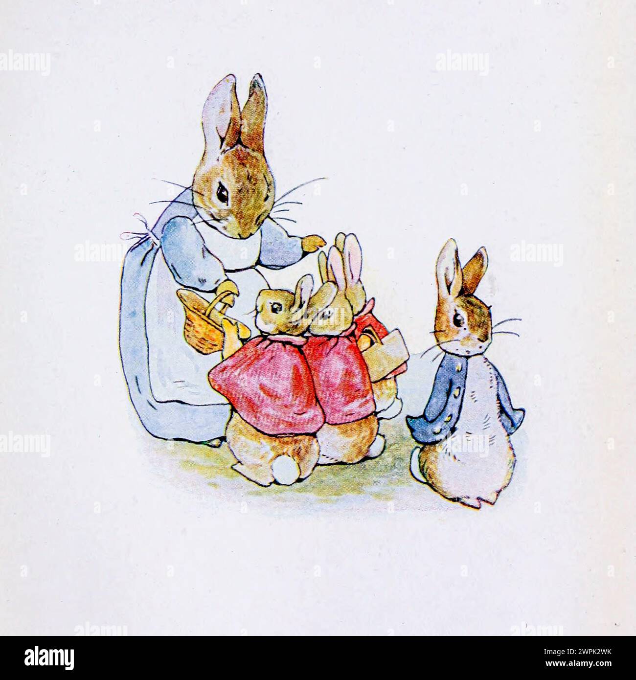Peter rabbit garden illustration hi-res stock photography and images ...