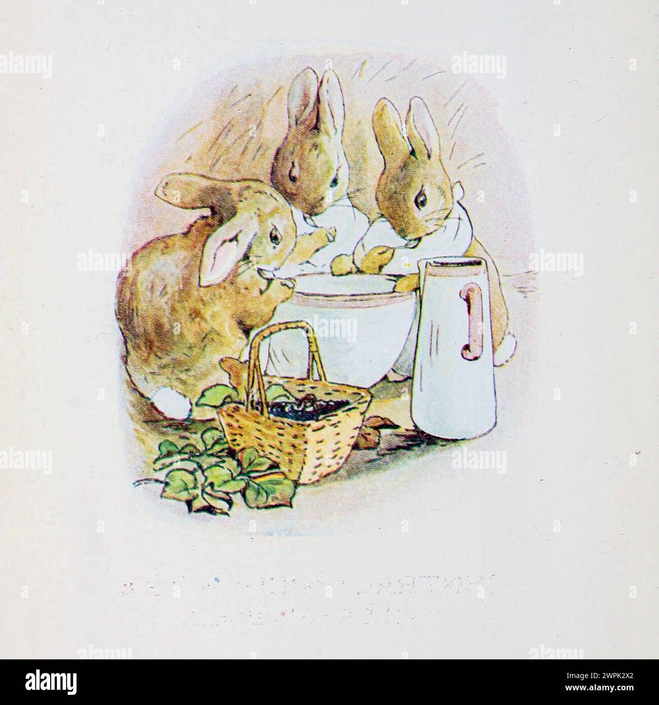 Peter rabbit garden illustration hi-res stock photography and images ...