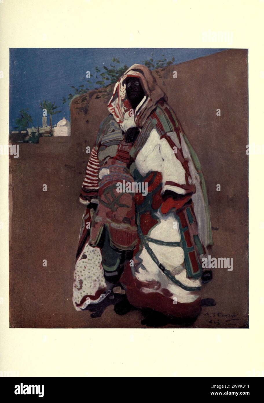 A Patriarch Morocco Painted by A. S. (Archibald Stevenson) Forrest ...