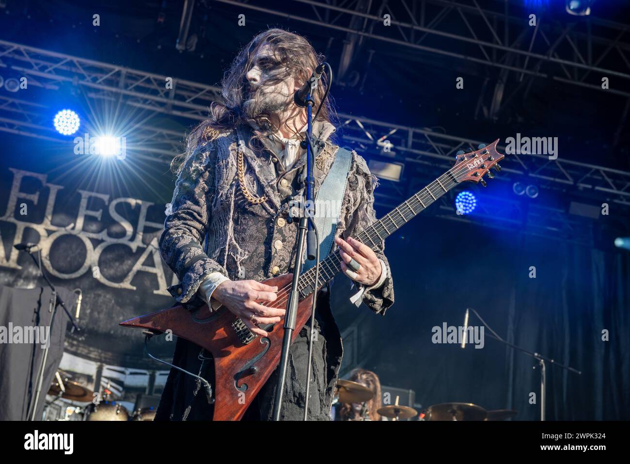 July 16, 2022: Francesco Paoli - Fleshgod Apocalypse play a concert at ...