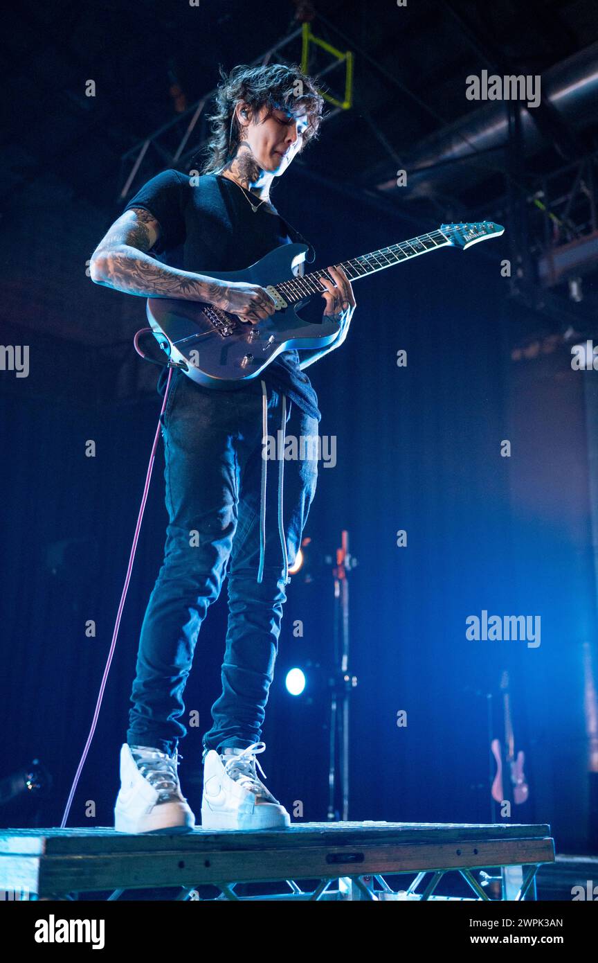 May 23, 2023: Tim Henson- Polyphia perform in Milan, Italy Stock Photo ...