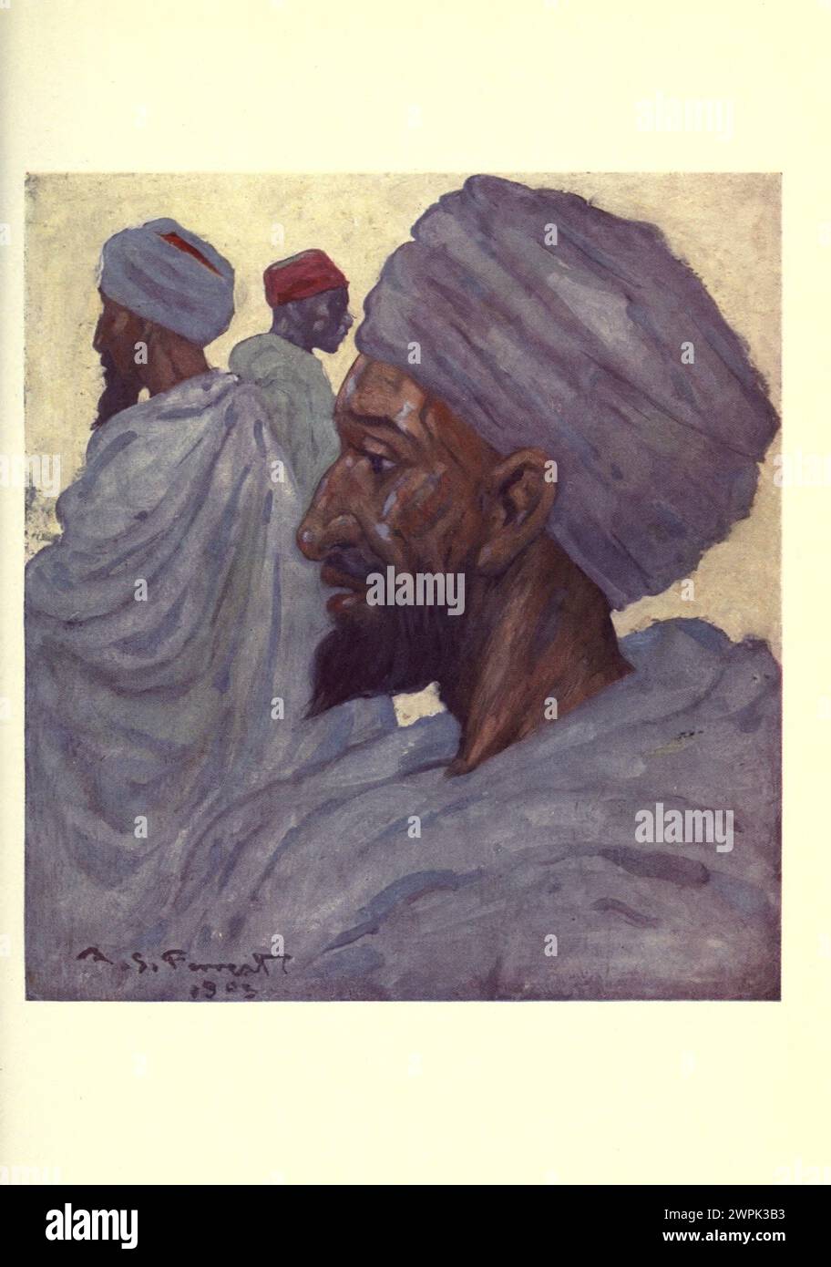 Dilals in the Slave Market Morocco Painted by A. S. (Archibald ...