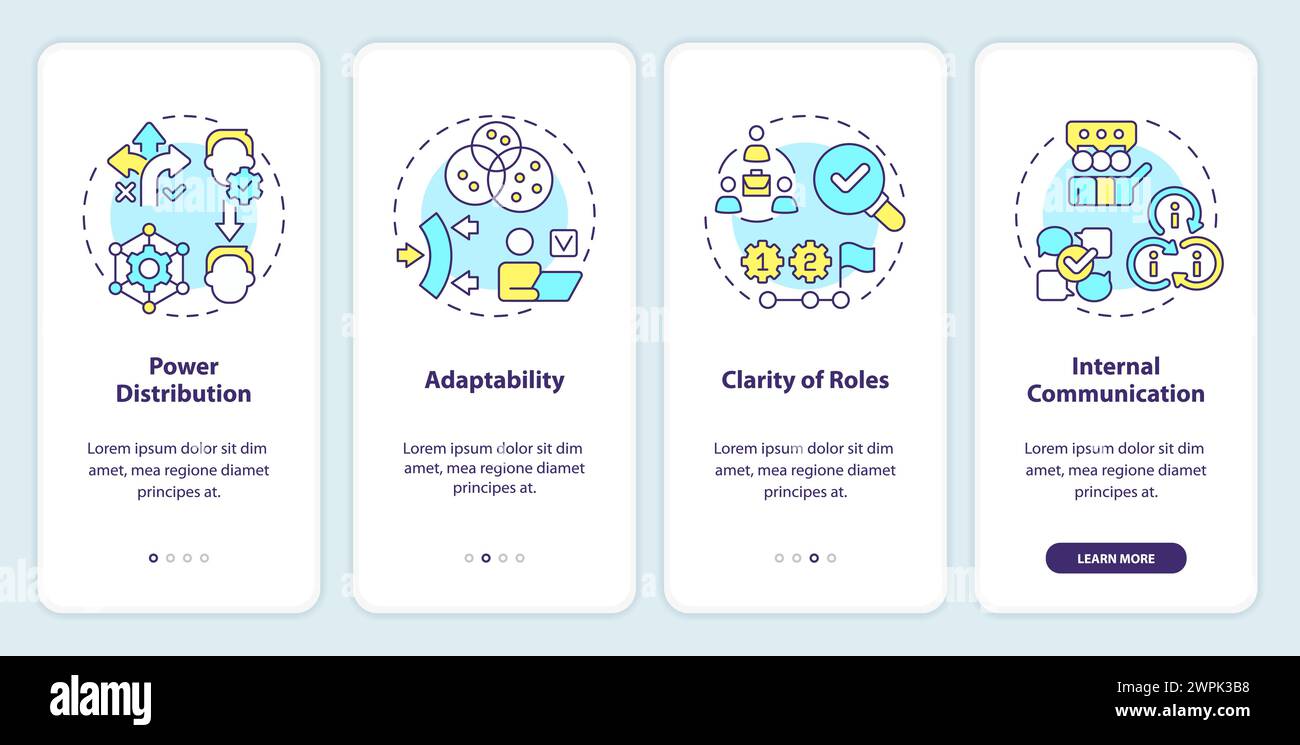 Holacracy benefits onboarding mobile app screen Stock Vector Image ... Holacracy benefits onboarding mobile app screen Stock Vector Image ...