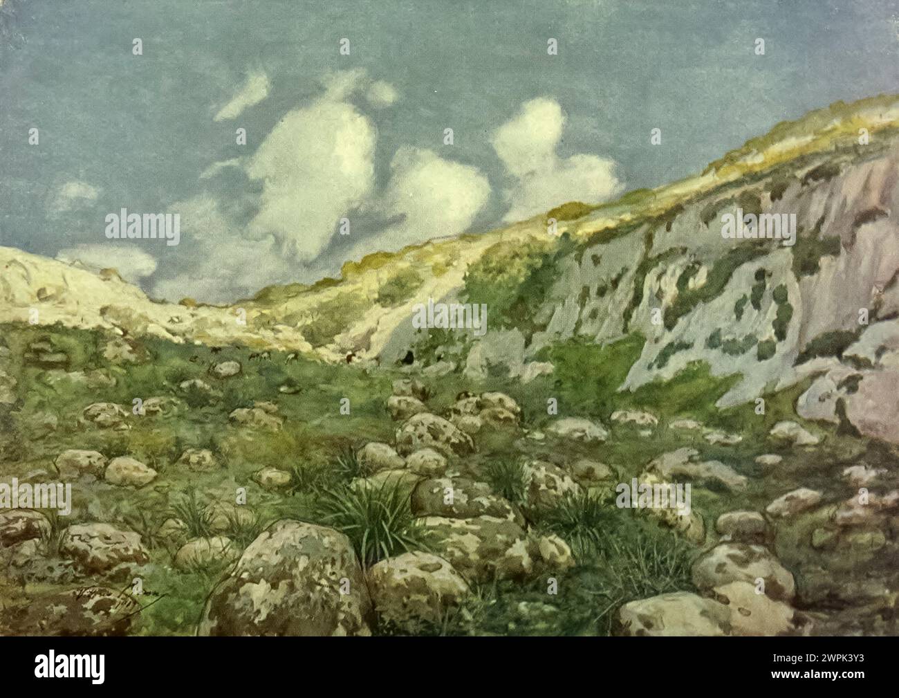 A Solitary Valley, Gozo Malta The geology of the Maltese islands has ...