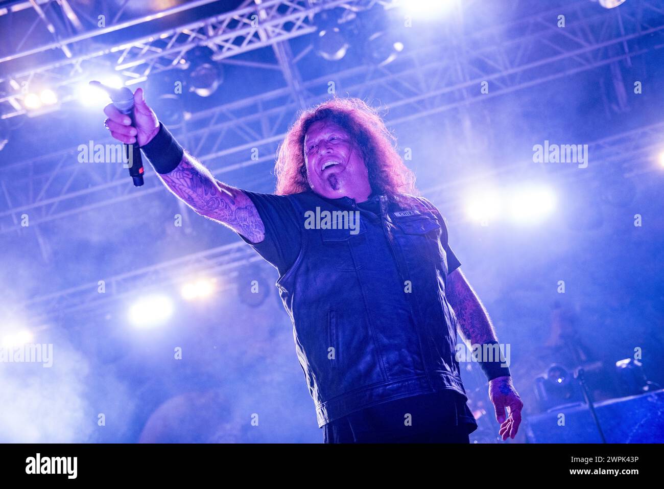 July 17, 2022: Chuck Billy - Testament play a concert at the Luppolo In ...