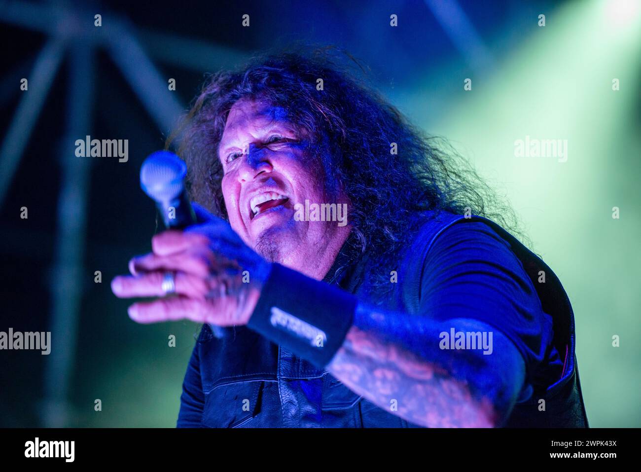 July 17, 2022: Chuck Billy - Testament play a concert at the Luppolo In ...