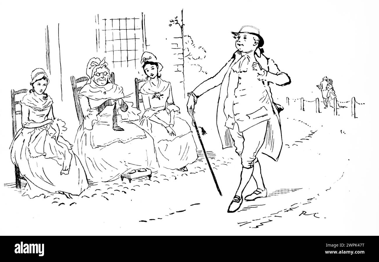 Mad Dog a poem by Oliver Goldsmith illustrated by Randolph Caldecott ...