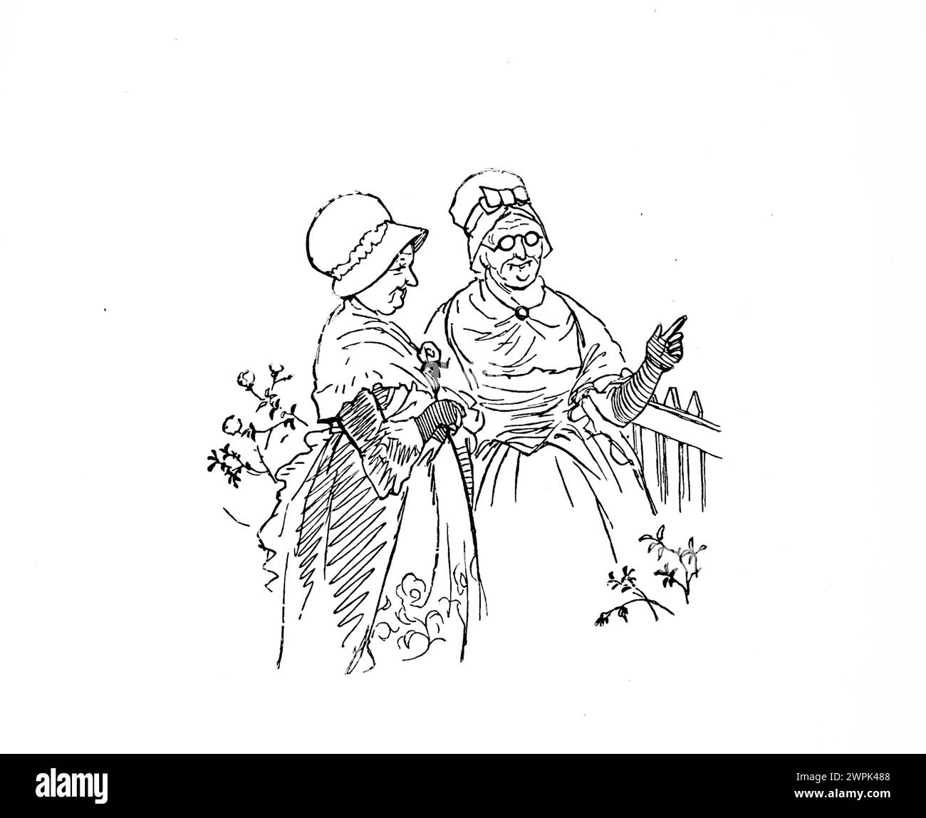 Mad Dog a poem by Oliver Goldsmith illustrated by Randolph Caldecott ...