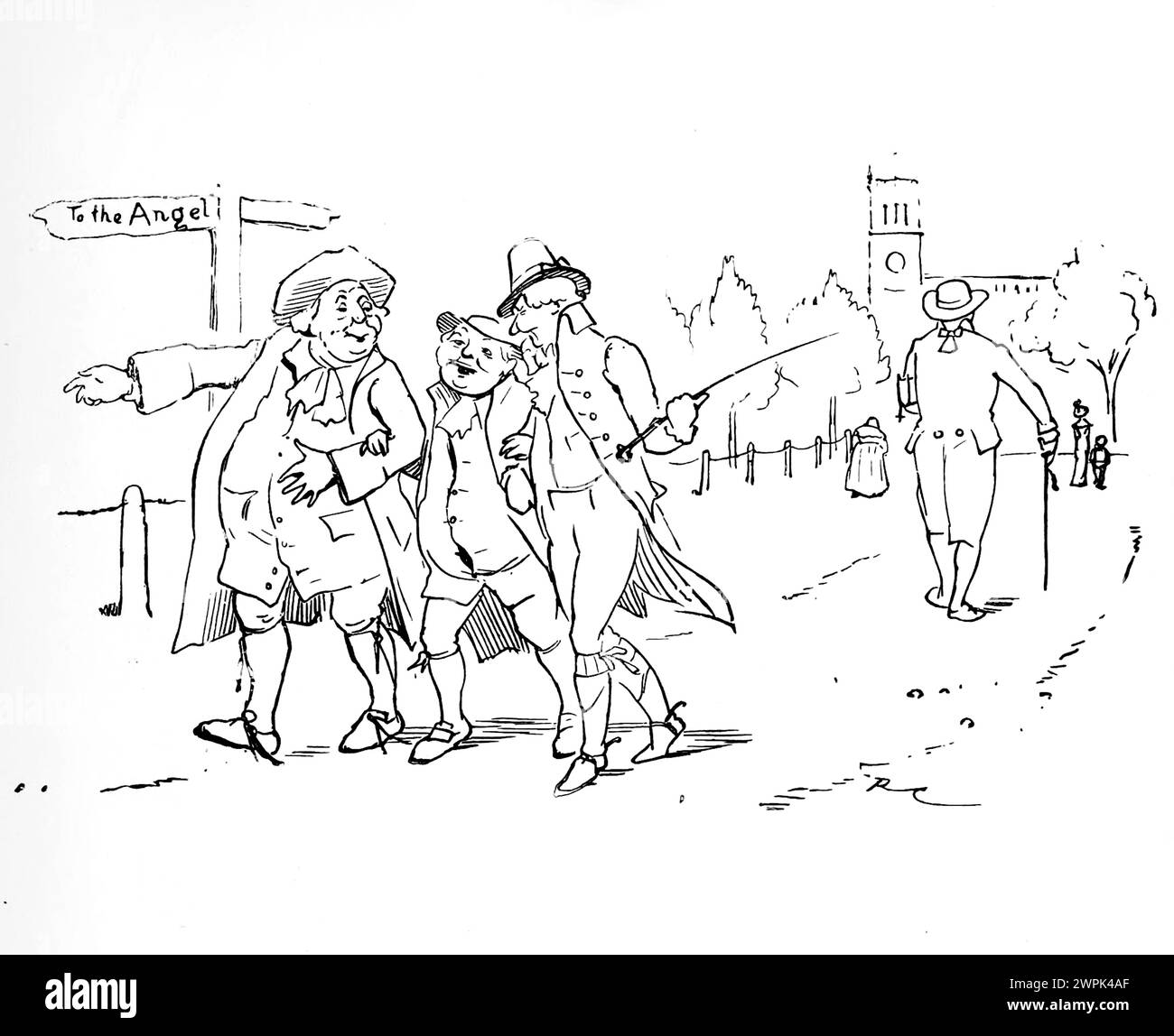 Mad Dog a poem by Oliver Goldsmith illustrated by Randolph Caldecott ...
