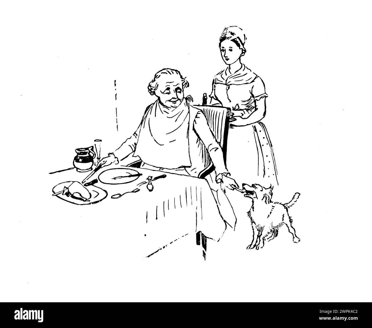 Mad Dog a poem by Oliver Goldsmith illustrated by Randolph Caldecott ...