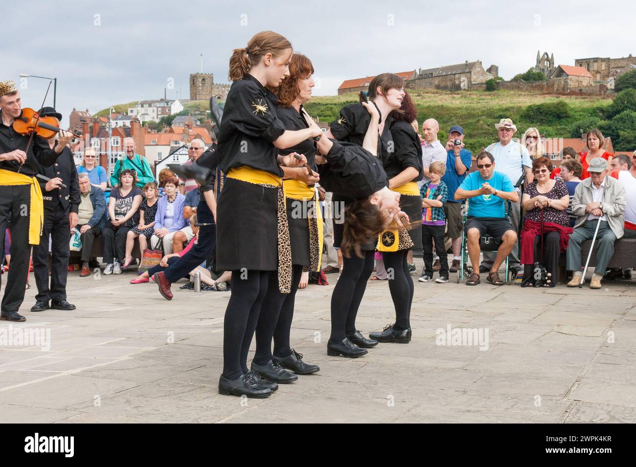 Whip the Cat a rapper dance team at Whitby Folk Week Stock Photo - Alamy