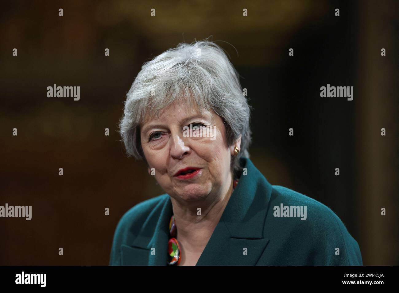 File photo dated 21/11/23 of former Prime Minister Theresa May as ...