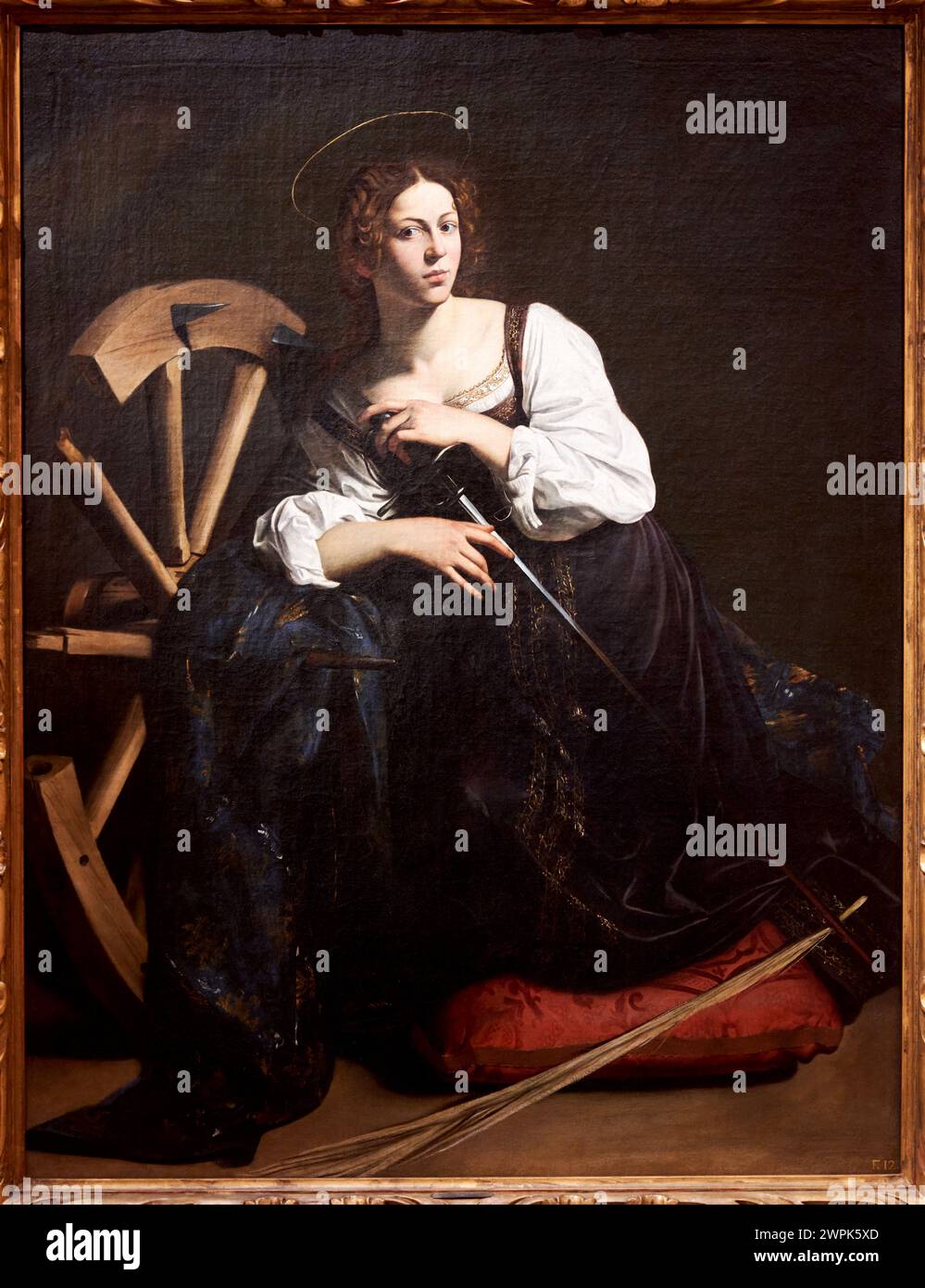 "Saint Catherine of Alexandria"", Caravaggio, 1598-1599, Thyssen ...