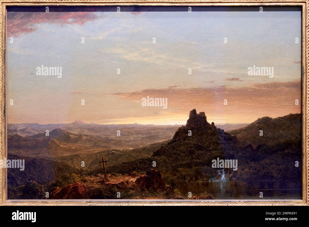 Frederic Edwin Church, Hartford, 1826-Nueva York, 1900, Cross in the ...
