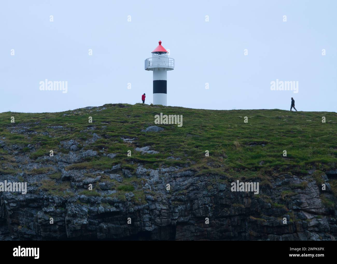 Lighthouse at Andøya island northern Norway Stock Photo - Alamy