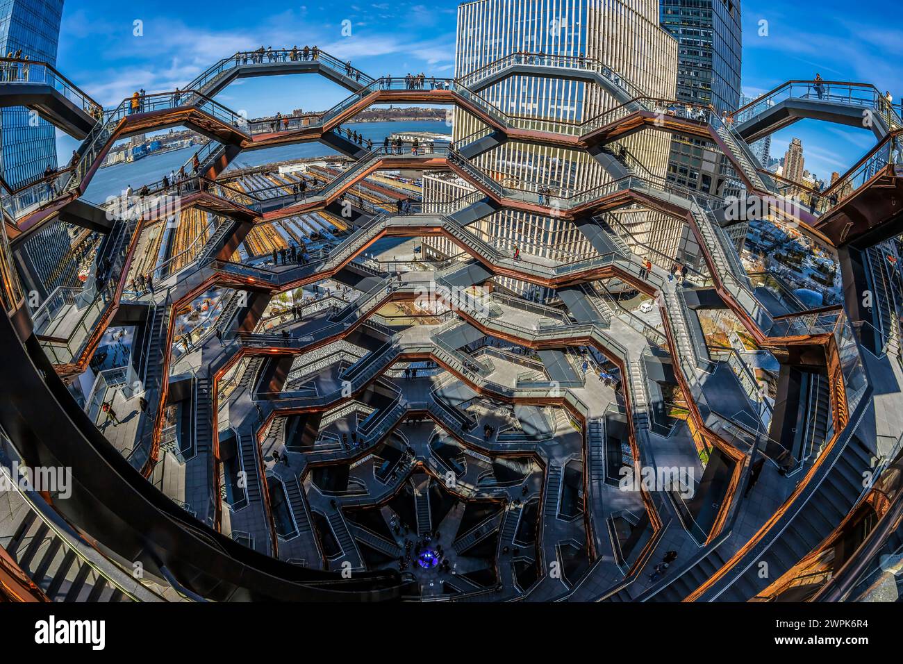 New York, USA - March 8, 2020: The Vessel, project by architect Thomas ...