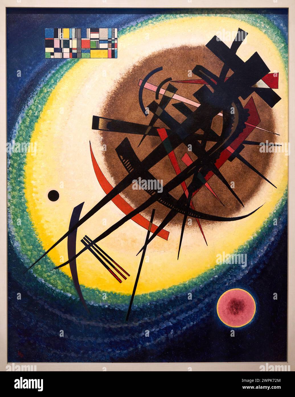 “In the Bright Oval”, 1925, Wassily Kandinsky (1866-1944), Thyssen ...
