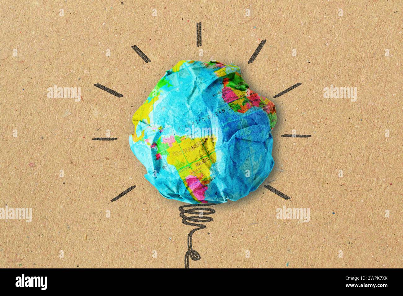 Save the earth drawing hi-res stock photography and images - Alamy