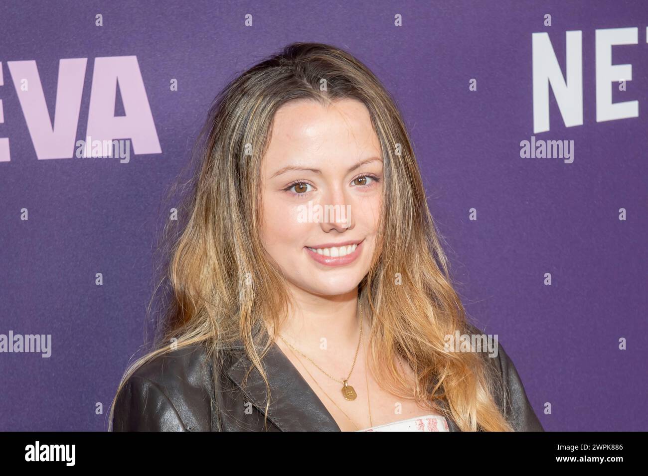 New York, United States. 07th Mar, 2024. Lily Sheen attends Netflix's ...