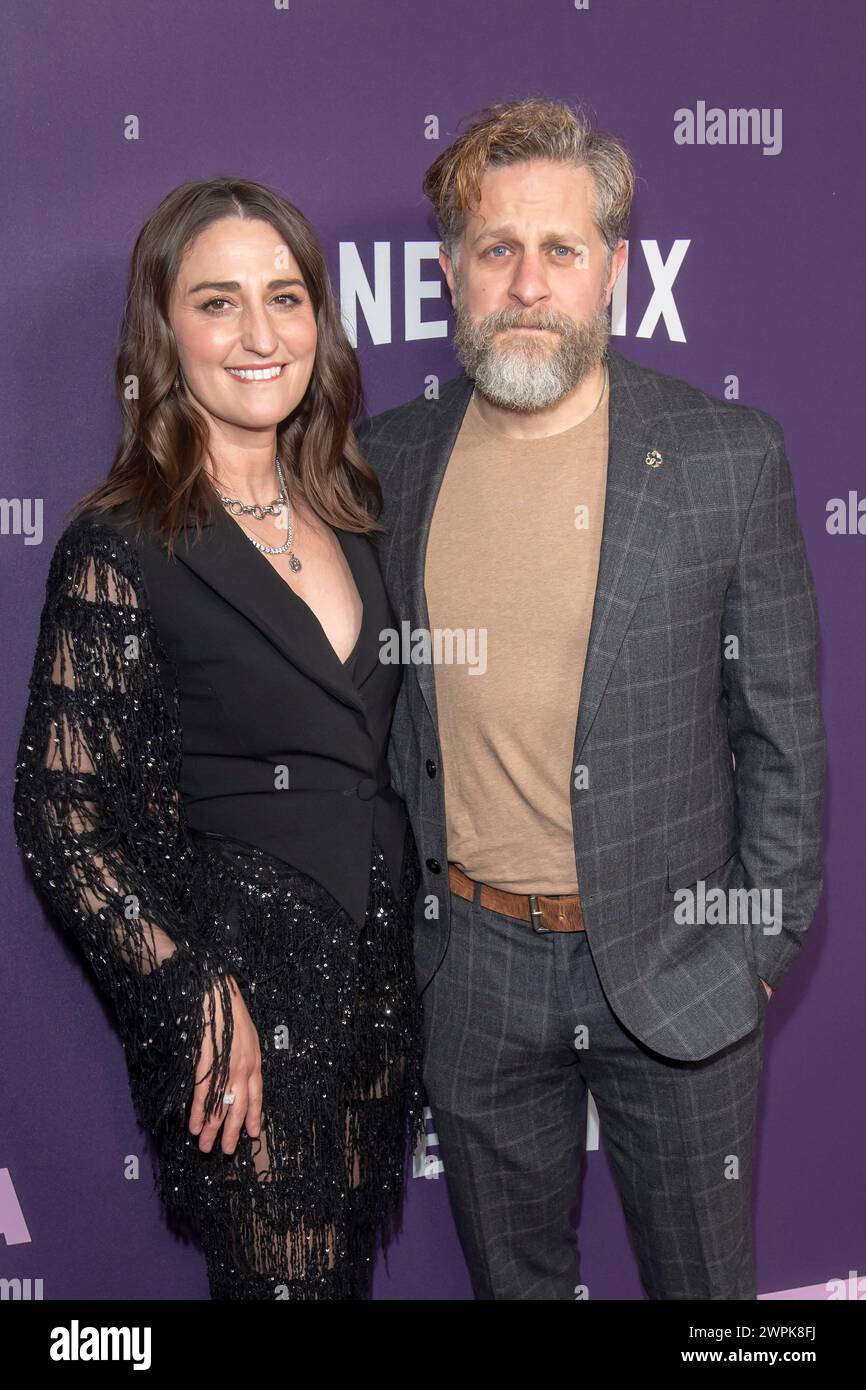 New York, United States. 07th Mar, 2024. (L-R) Sara Bareilles and Joe ...