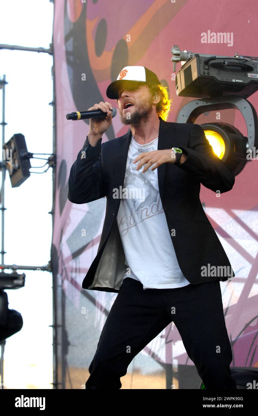 Milan Italy 15/09/2007: Jovanotti,Italian singer, during the live ...