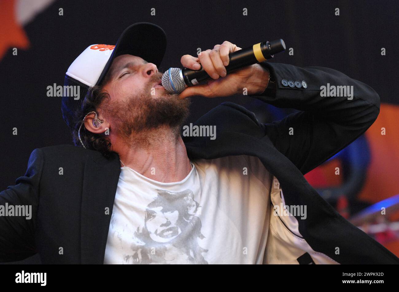 Milan Italy 15/09/2007: Jovanotti,Italian singer, during the live ...