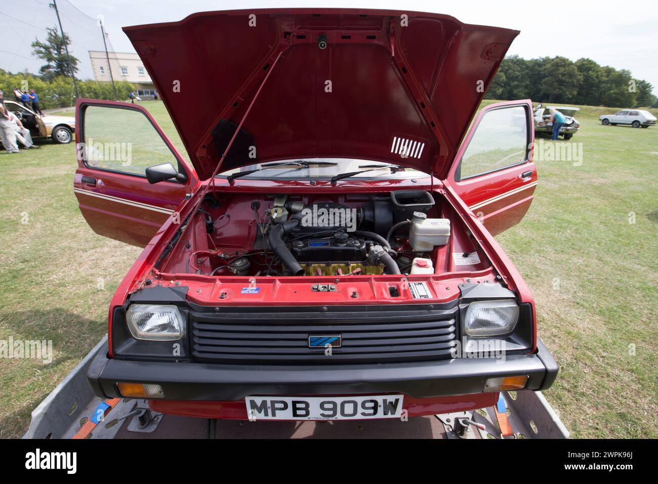 26/07/14 Princess Diana's Mini Metro is loaded onto its trailer after ...
