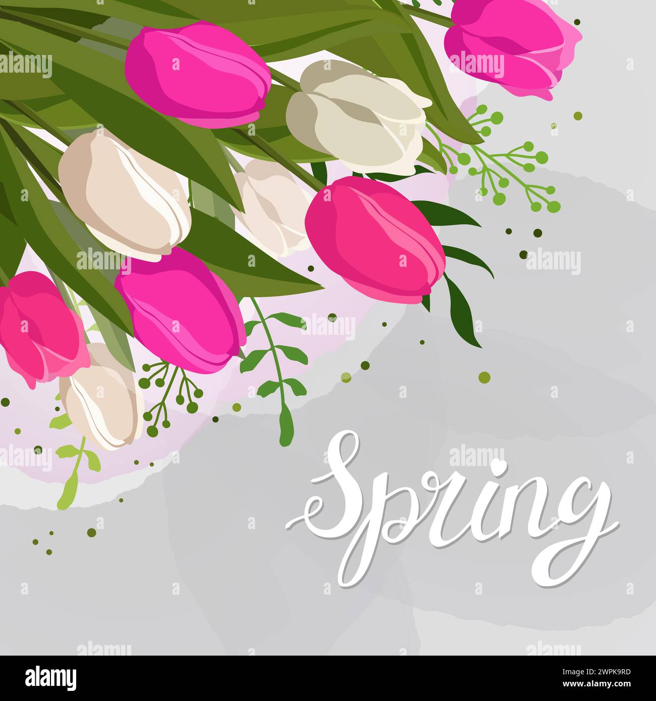 Plenty flowers Stock Vector Images - Alamy