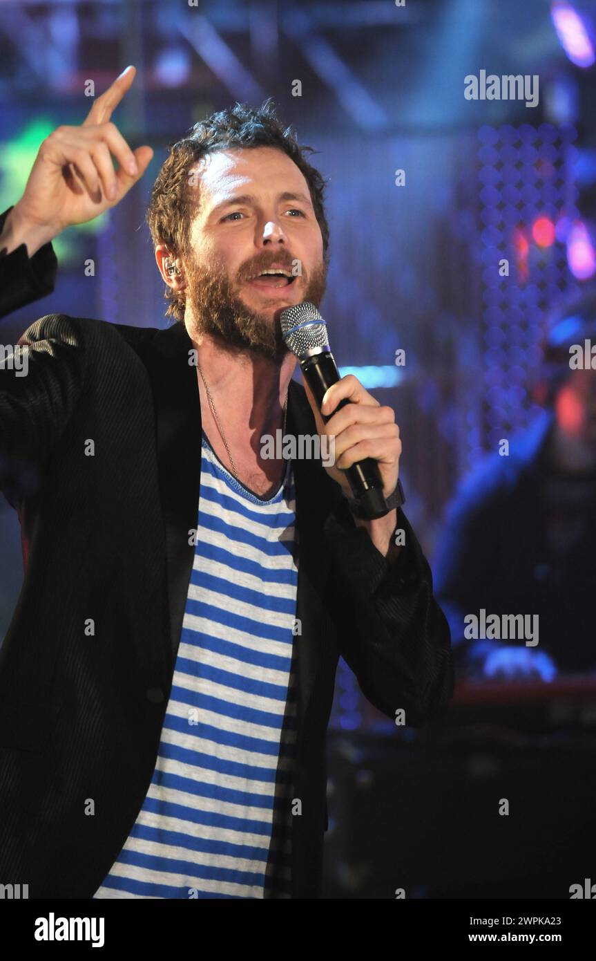 Milan Italy 01/06/2008: Jovanotti,Italian singer, during the television ...