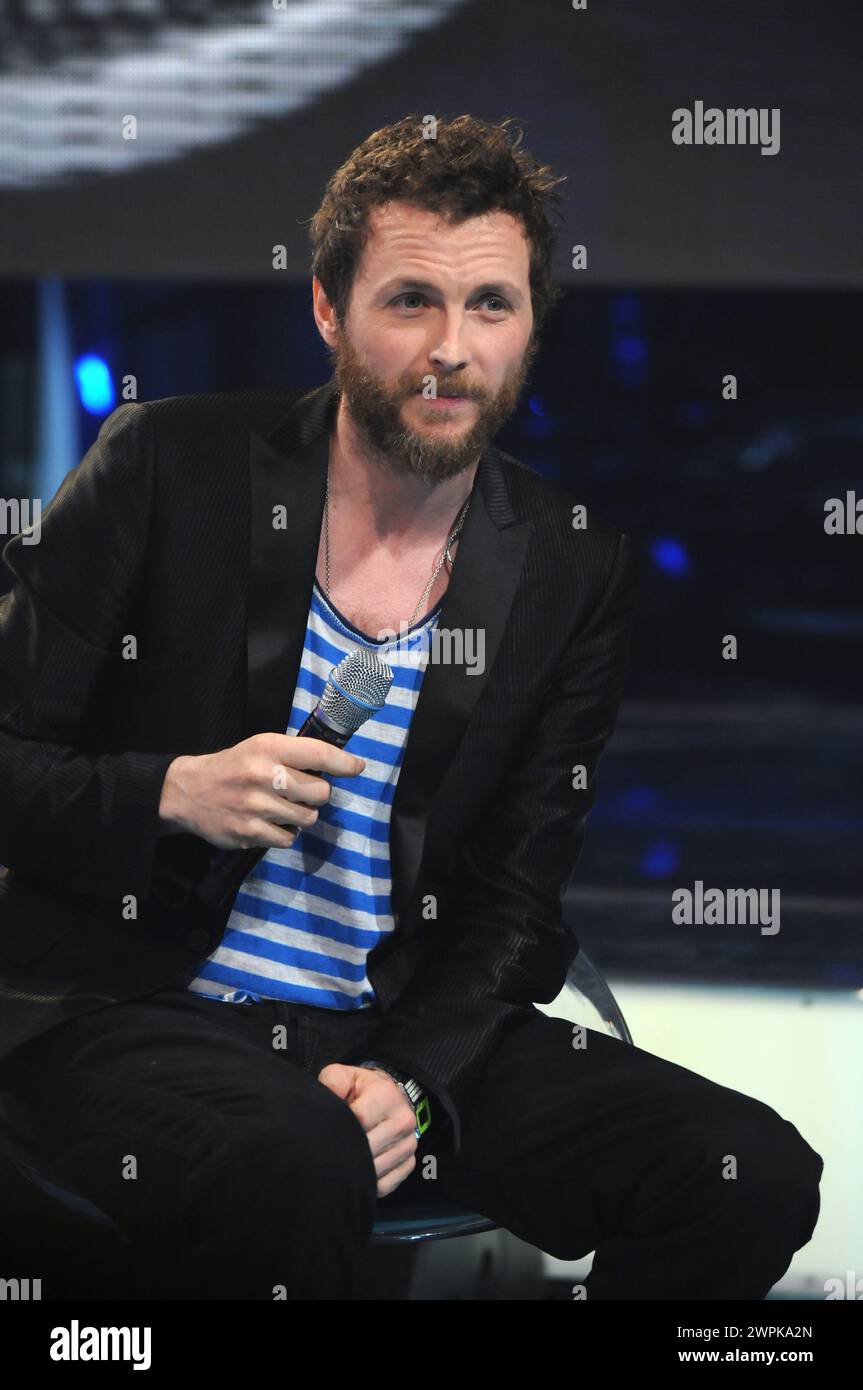 Milan Italy 01/06/2008: Jovanotti,Italian singer, during the television ...